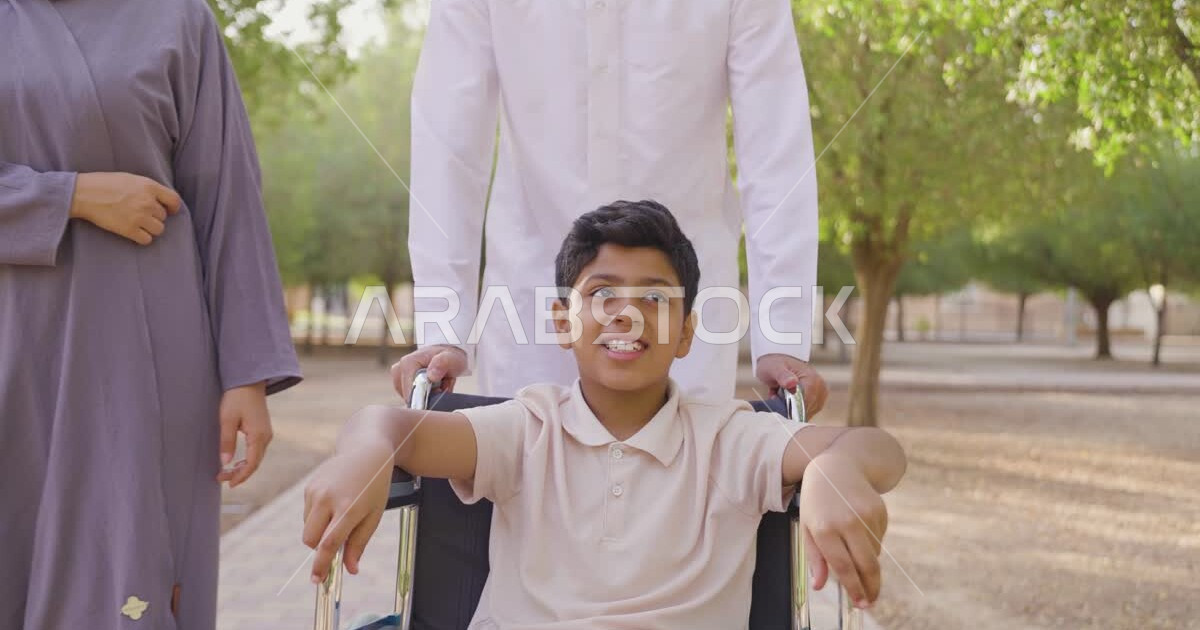 Tenderness and kindness among family members, caring for disabled ...