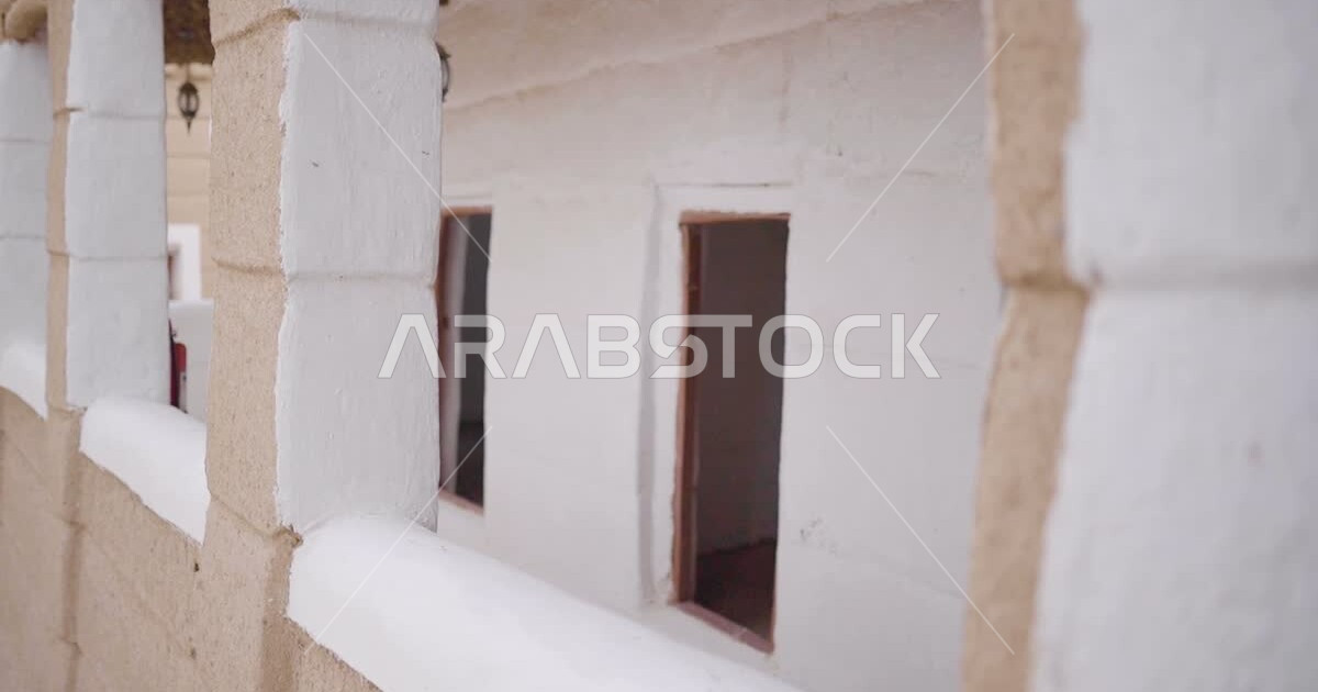 Heritage tourist places, the historic Emirate Palace in the Aba Al-Saud ...