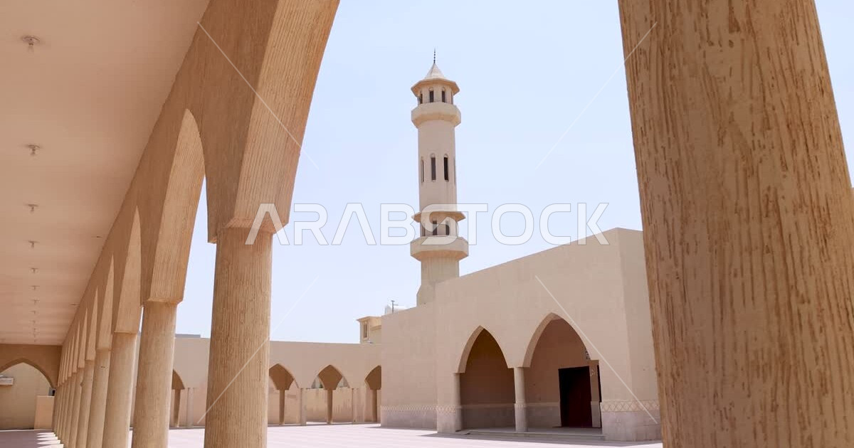 Sacred Islamic religious landmarks, the architectural art of building ...