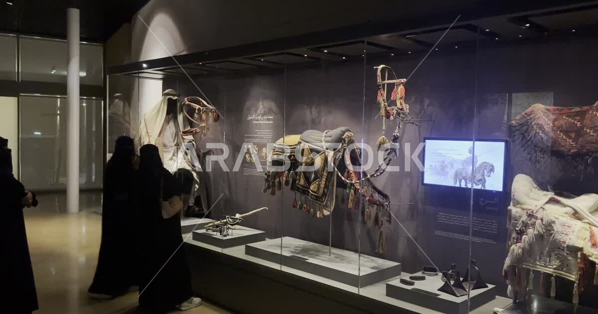 The historic heritage village in the city of Riyadh, a close-up of ...