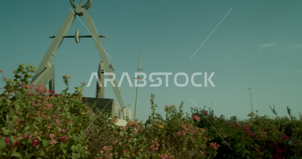 Models of compass, protractor, triangle and ruler in the geometry field ...