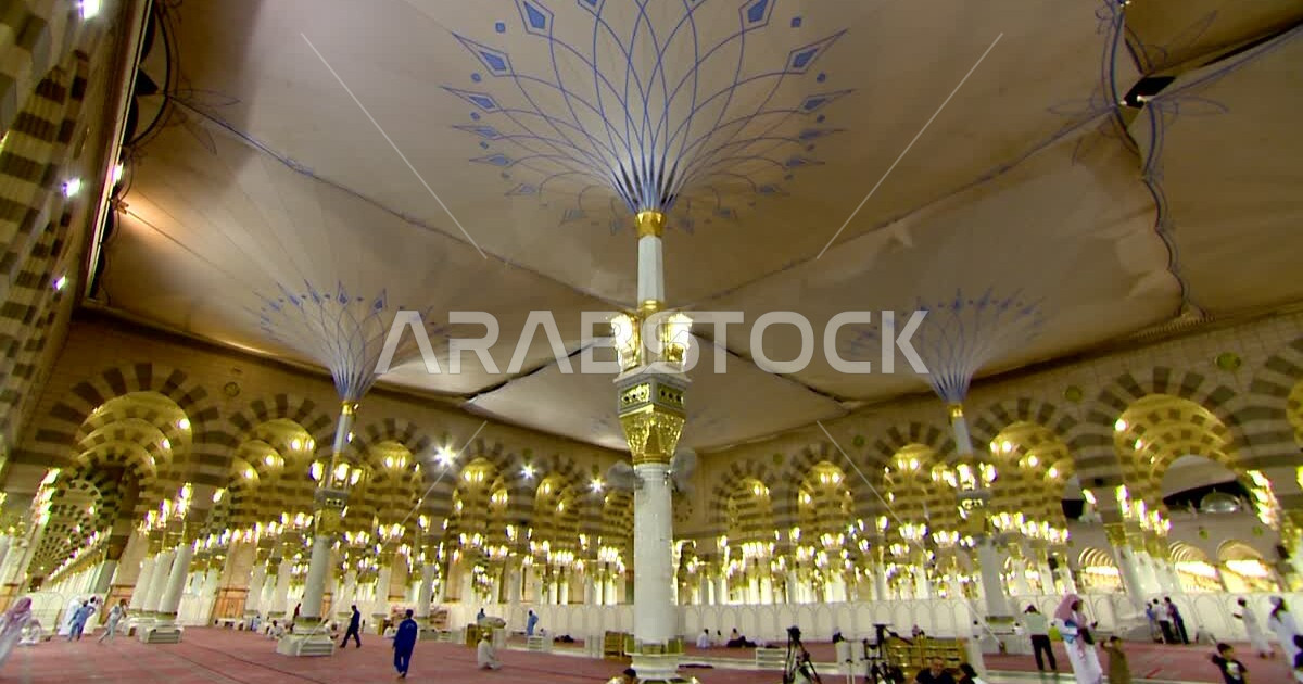 Interior designs and decorations in the Islamic style, the honorable ...