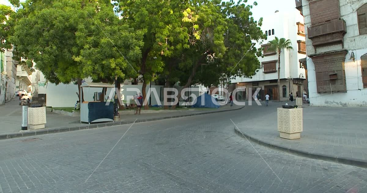 Archaeological buildings with an ancient Arab and Islamic architectural ...