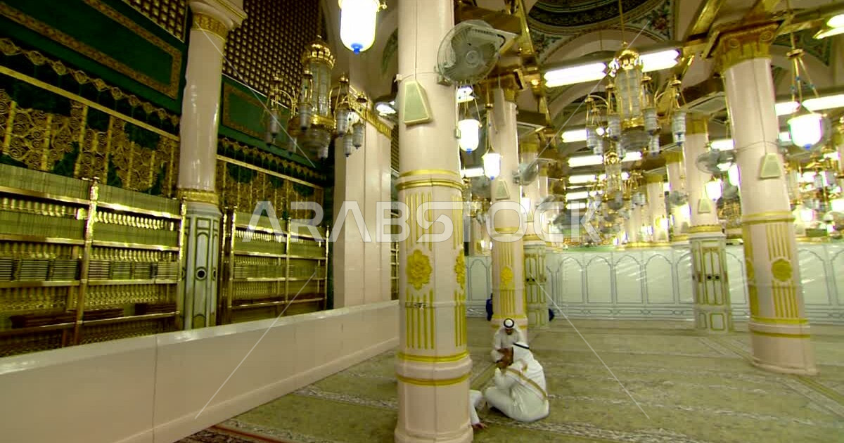 The honorable Prophet’s Chamber in the Prophet’s Mosque, sacred ...