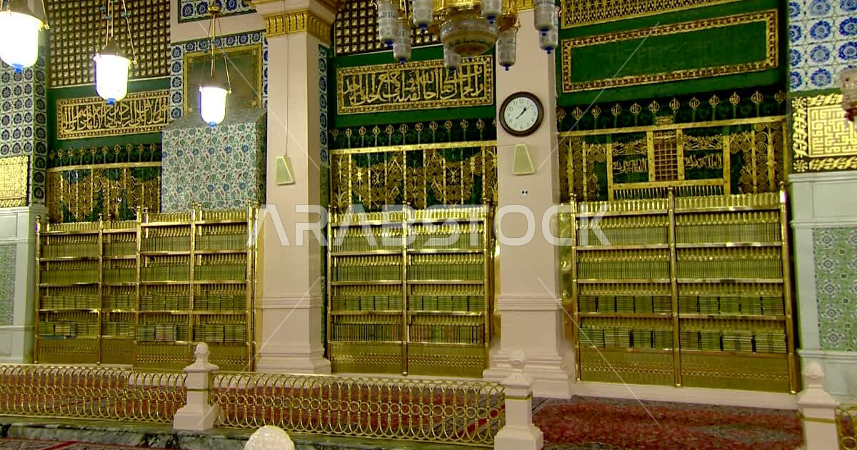 The honorable Prophet’s room in the Prophet’s Mosque, attention to the ...