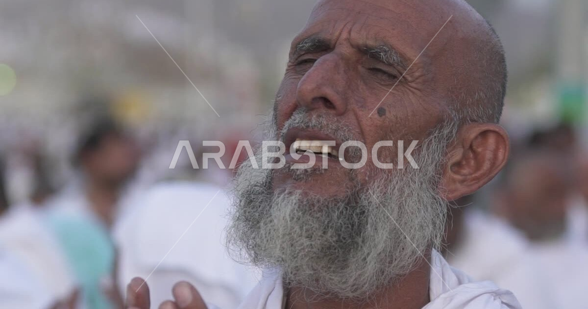 Crying, humility, and getting closer to God Almighty, a close-up ...