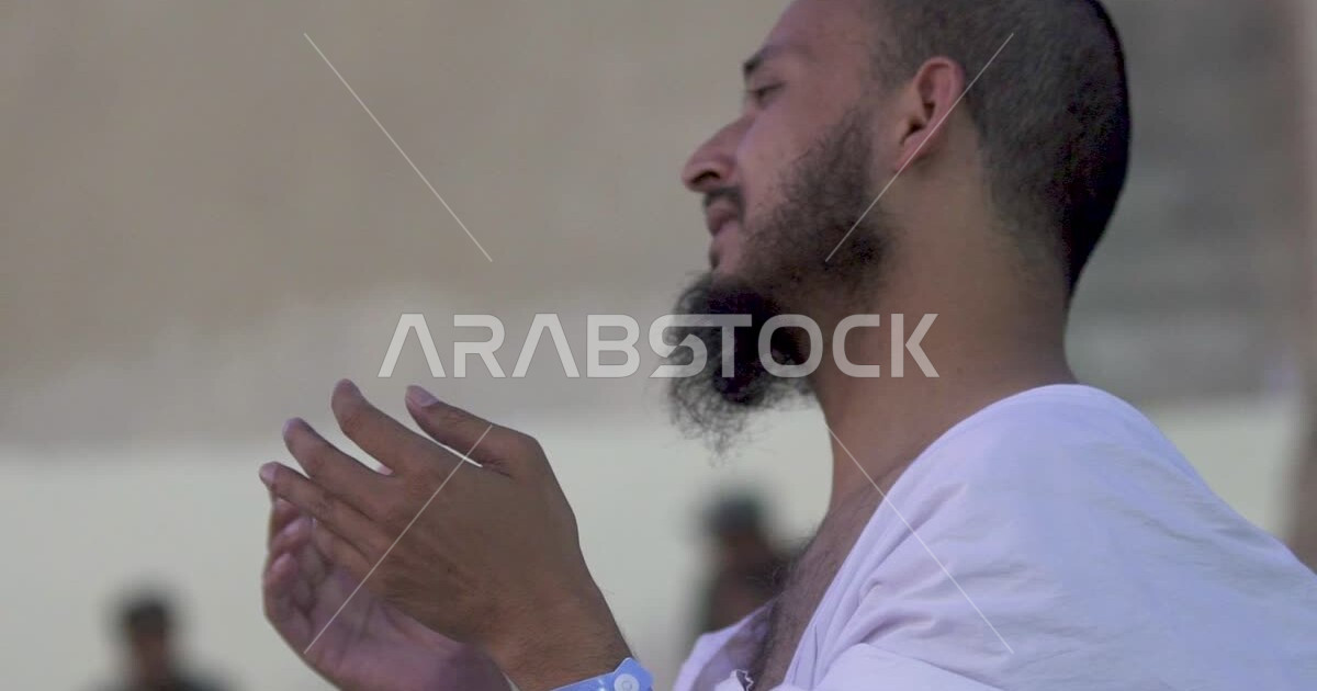 Crying, humility, and getting closer to God Almighty, a close-up ...