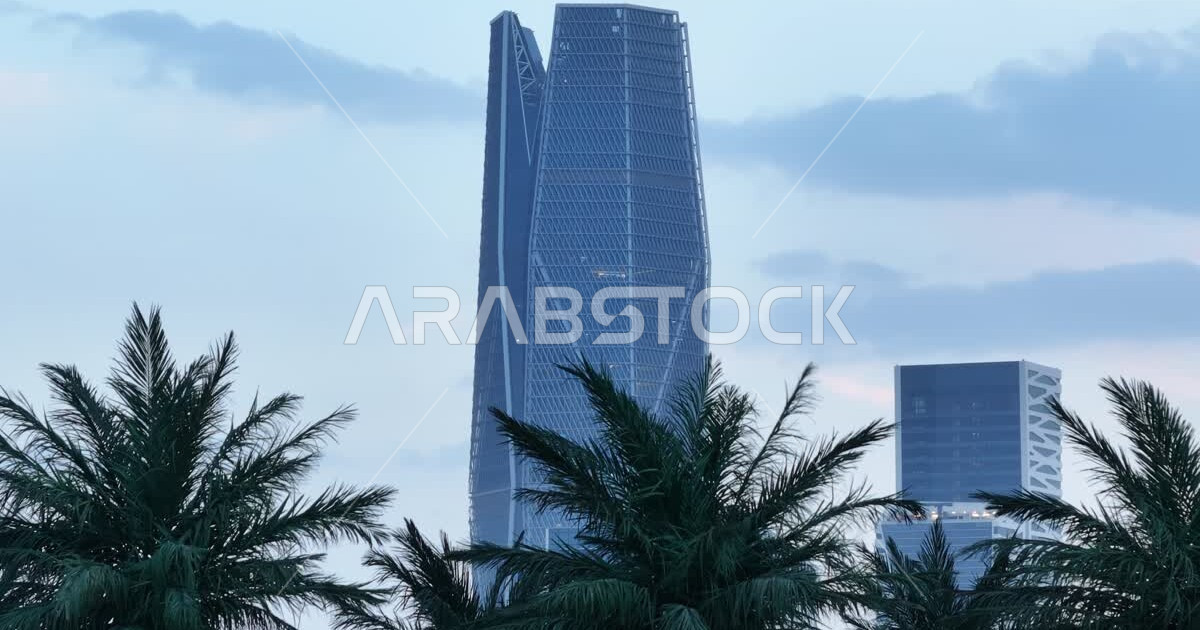 The Economic City in the Kingdom, aerial drone photography of the King ...