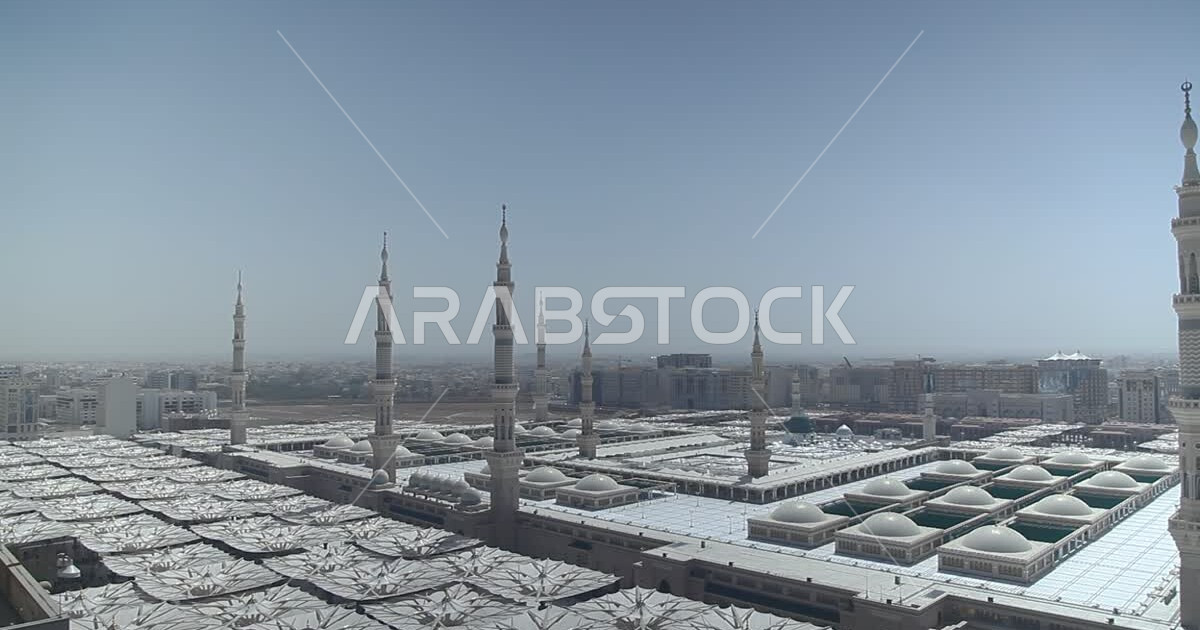 Spiritual religious places, sacred Islamic landmarks, a destination for ...