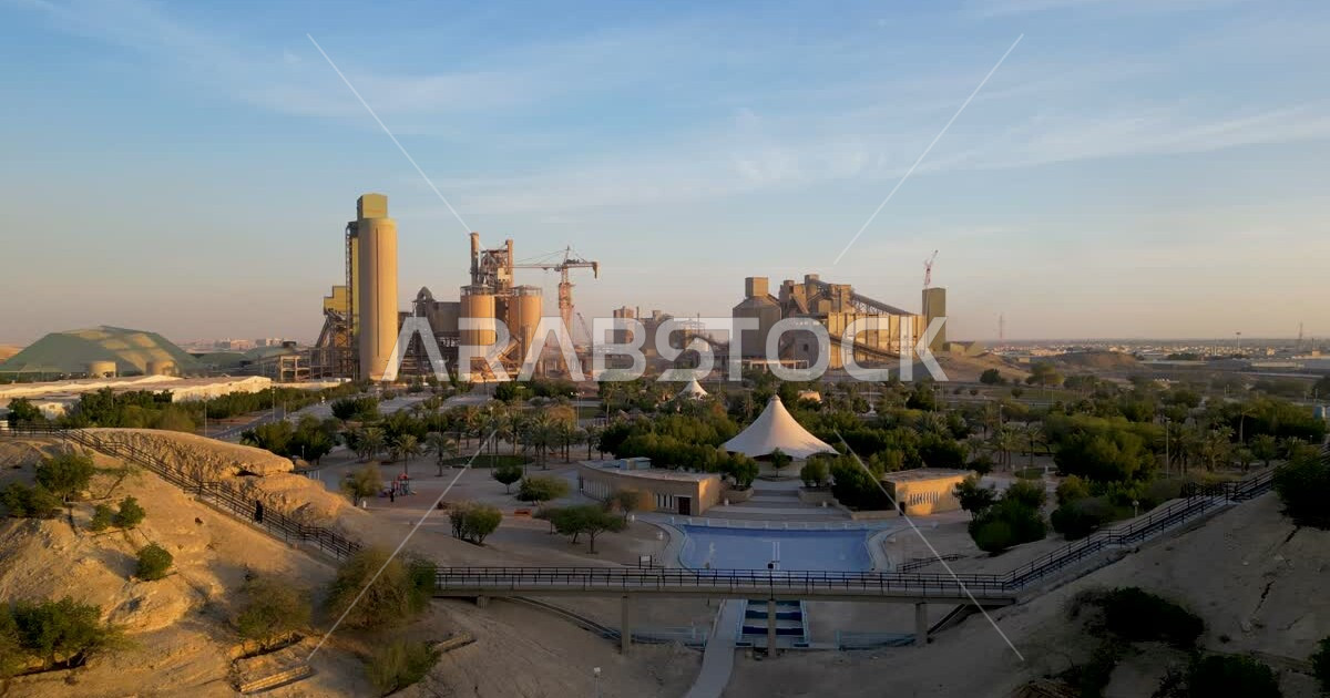 Interest in planting trees and green plants, famous landmarks and ...