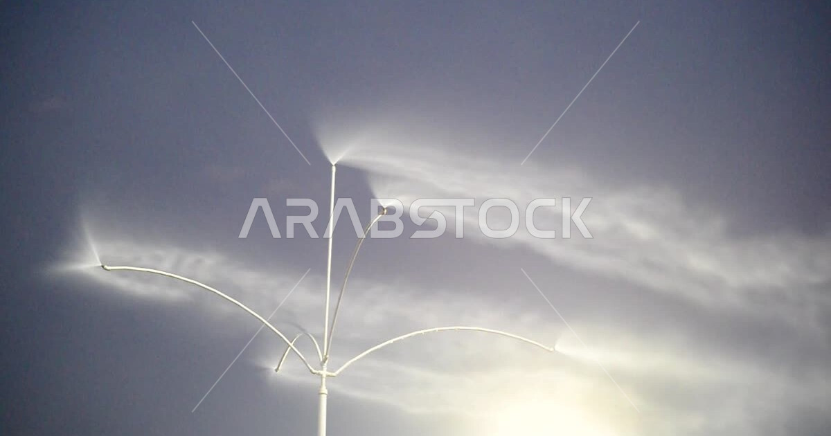 Care and attention in the holy places in Saudi Arabia, a close-up of ...