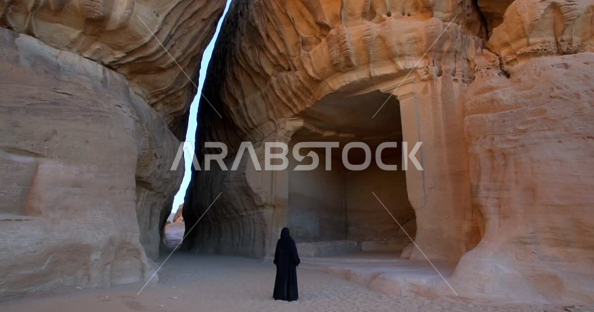 Rock formations and formations in Al-Ula Governorate, a photograph from ...