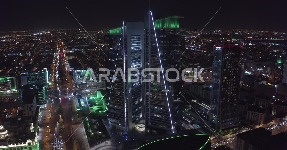 Olaya Towers on King Fahd Road in Riyadh, quality of life in the center ...