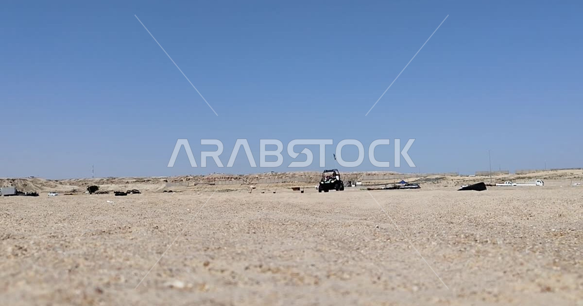 Recreational activities and events, a Saudi Arabian Gulf woman riding a ...