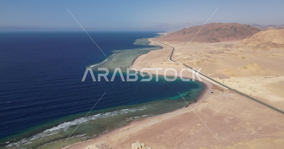 Enjoying the seascapes in broad daylight, drone photography of NEOM ...
