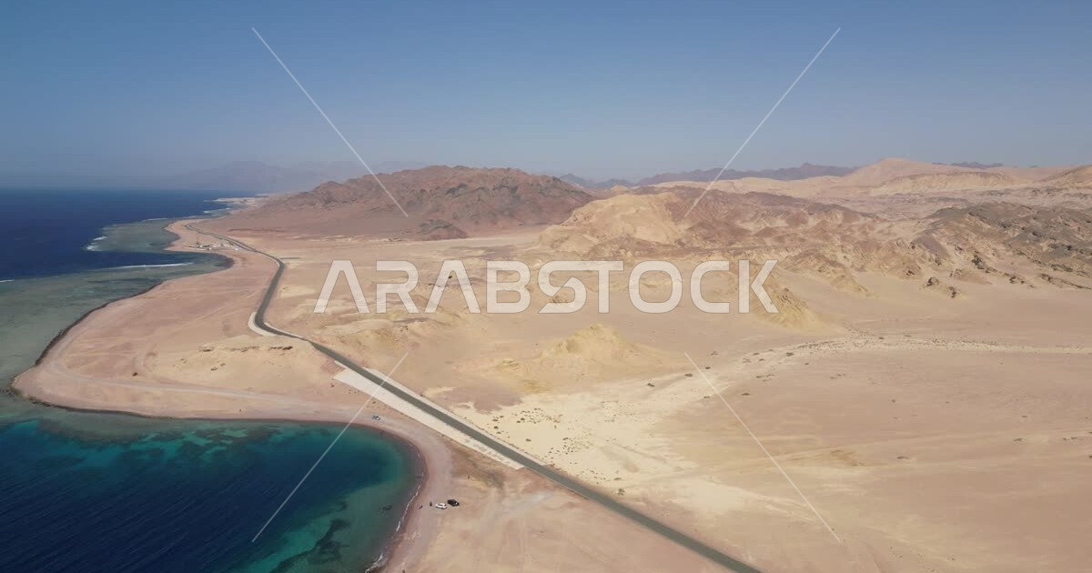 Enjoying the seascapes in broad daylight, drone photography of NEOM ...