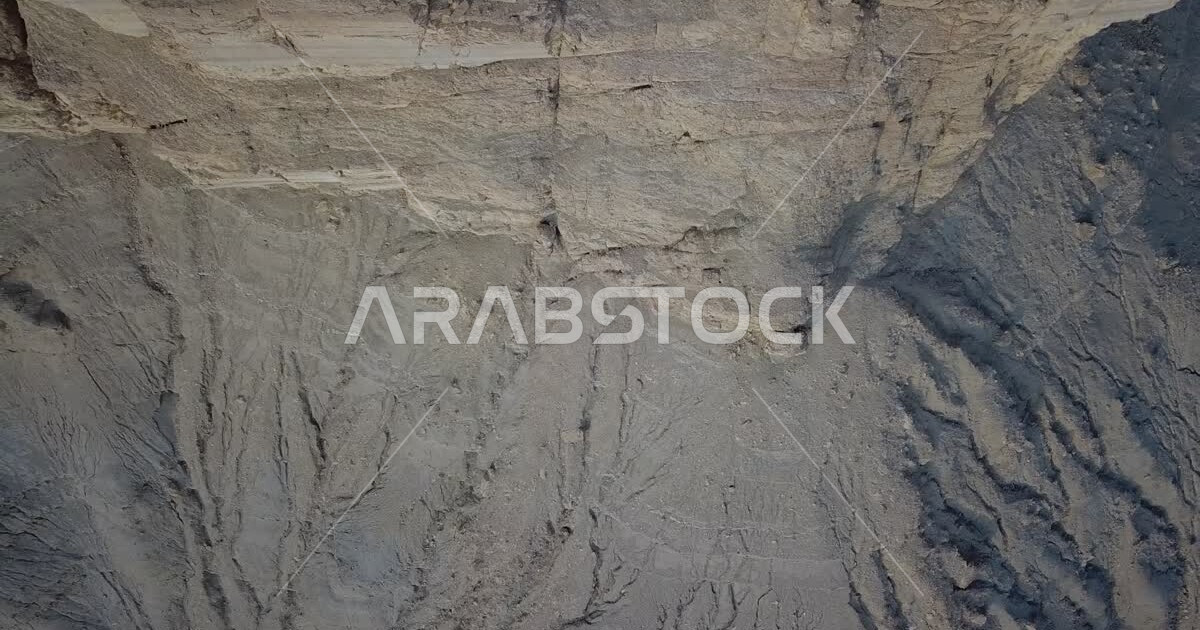 Mountain peaks and heights in the city of Riyadh, natural rock ...