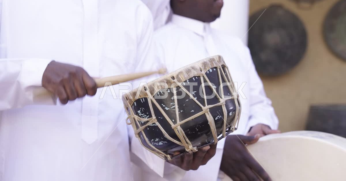 Traditional folklore bands, Day of Dina 1727, gestures of happiness and ...