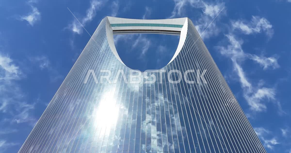 Hotels and residential buildings in the city of Riyadh, a close-up of ...