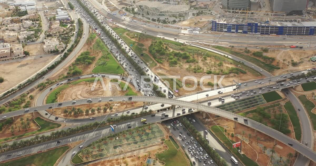 King Abdullah Financial Center (KAFD), modern architectural art for the ...