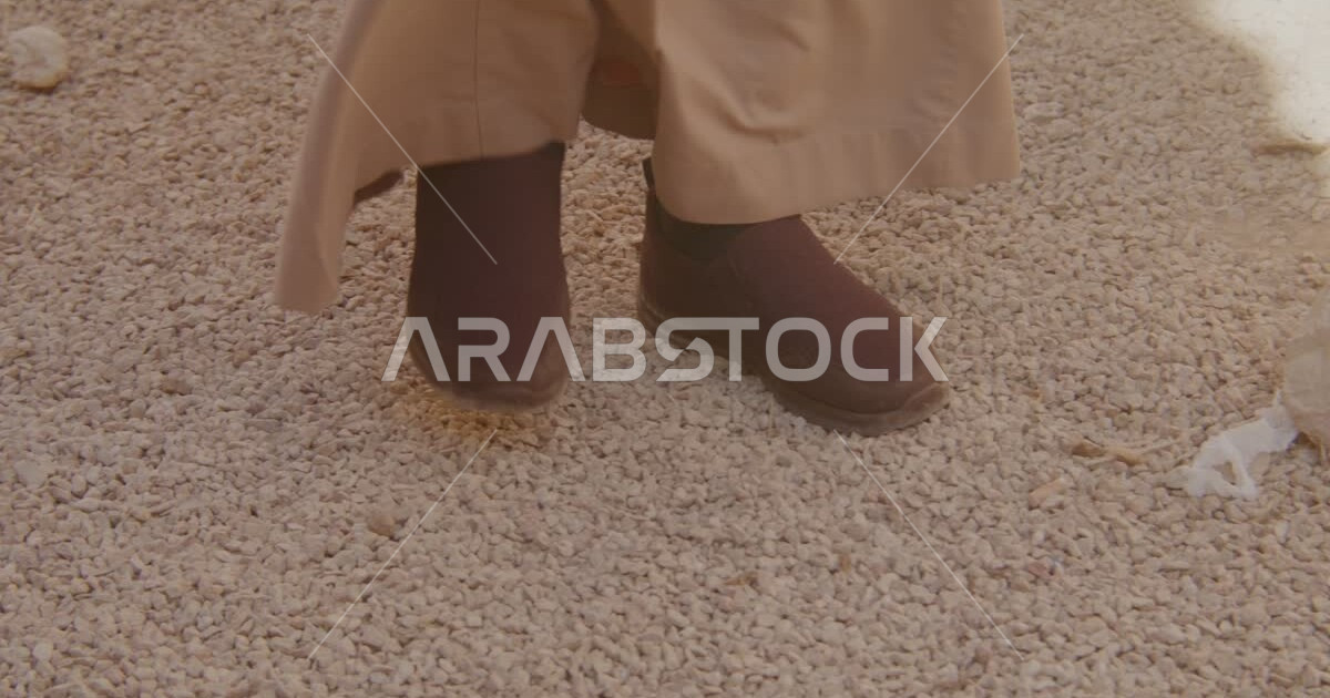 Walking around one of the old popular heritage places, a close-up of ...