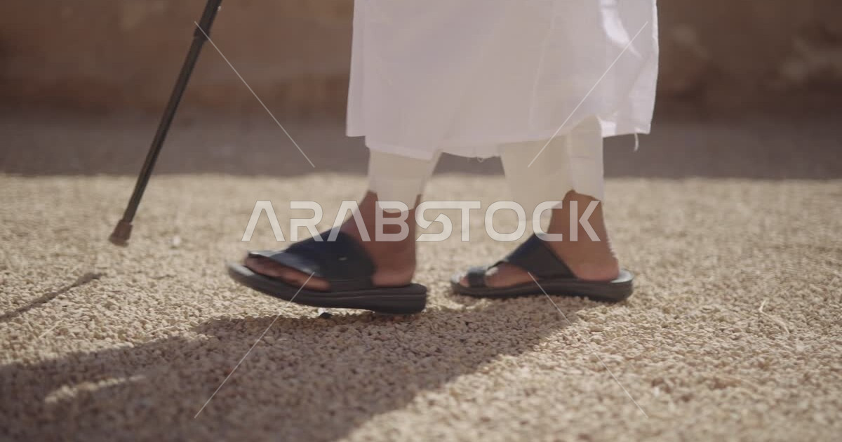 Walking around one of the old popular heritage places, a close-up of ...