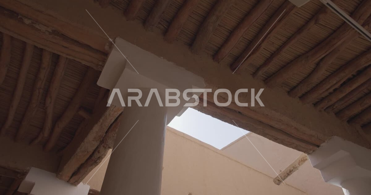 Al-Masmak Palace Museum in Riyadh, wooden ceilings in buildings built ...