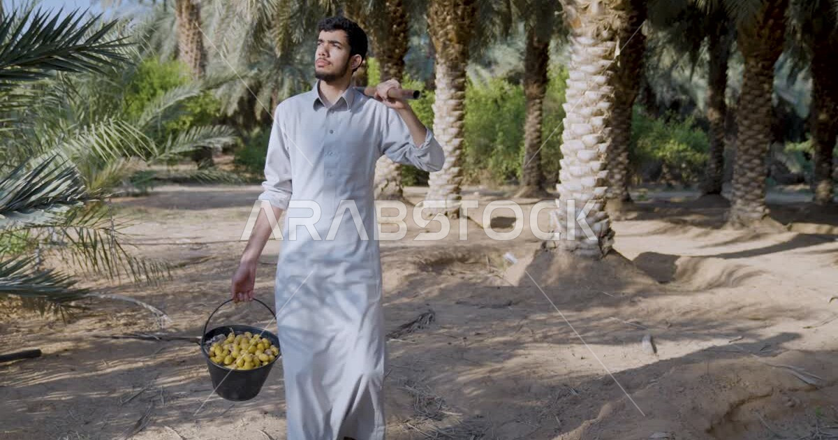 Looking at the trees with gestures of satisfaction, local national ...