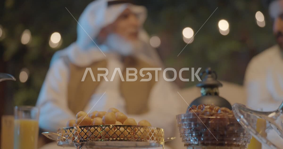 Arabic food and sweets during the month of goodness, good reception and ...