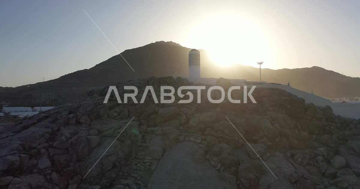 The large religious Islamic gathering in the holy Islamic monuments and ...