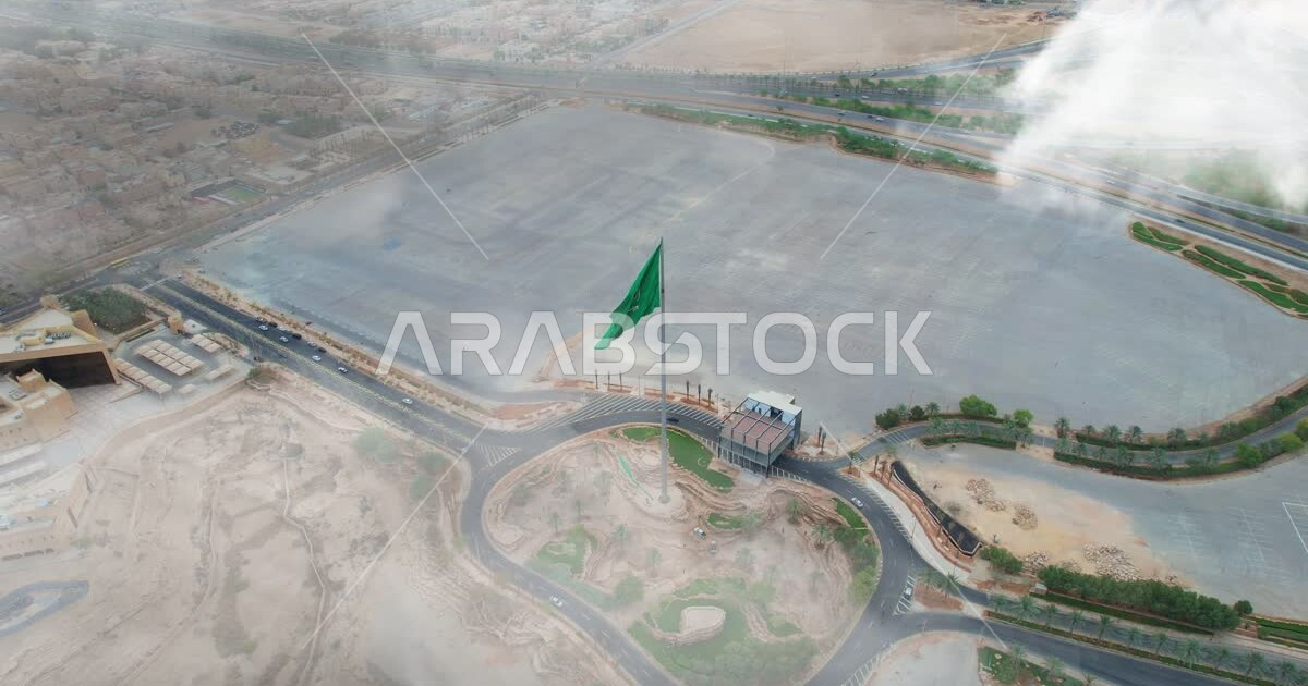 Famous tourist attractions, aerial drone photography of the largest ...