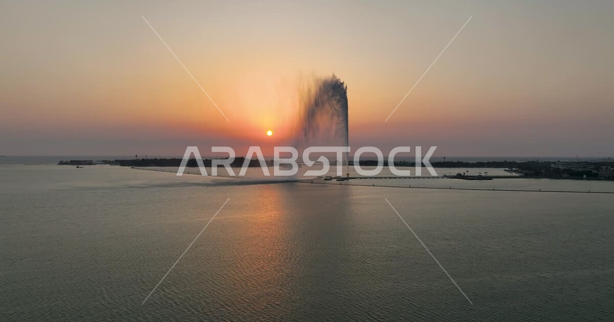 King Fahd's Fountain in the Red Sea, the tallest fountains in the world ...