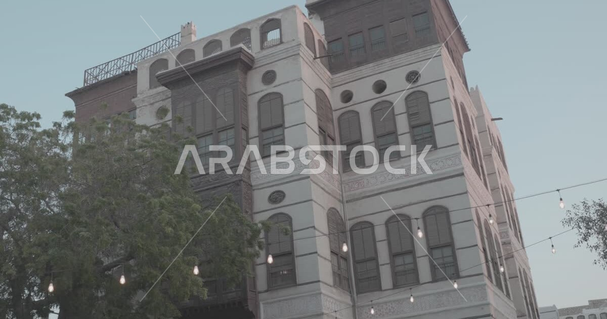 The ancient Nassif House building and palace in the historic city of ...