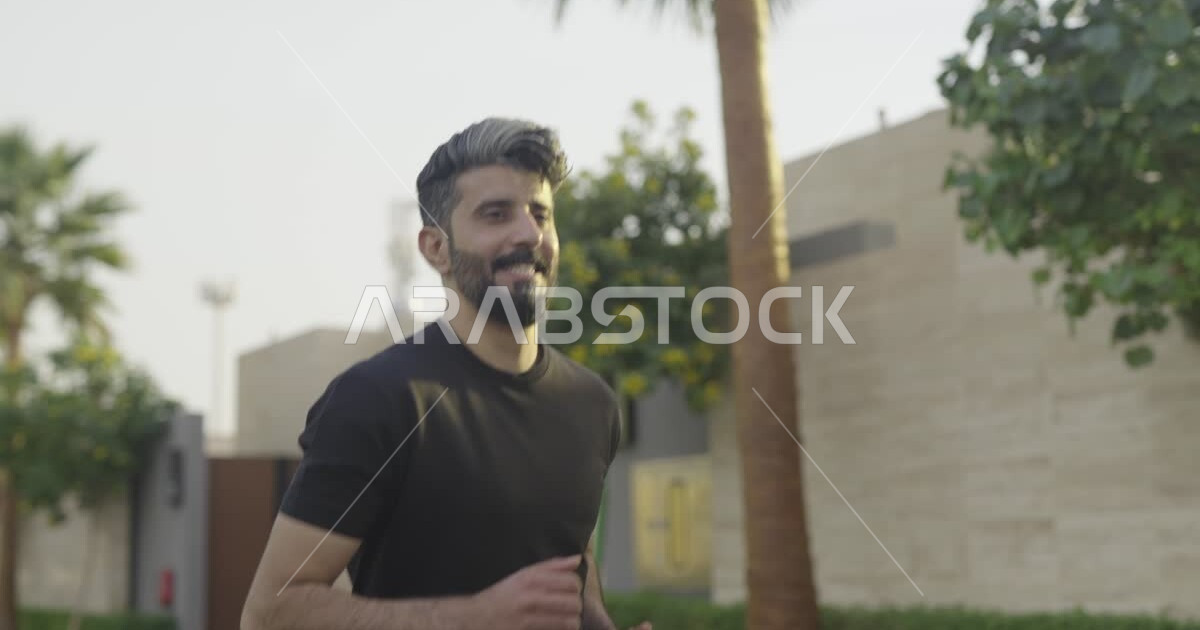 Jogging and exercising, walking in parks and recreational places in the ...