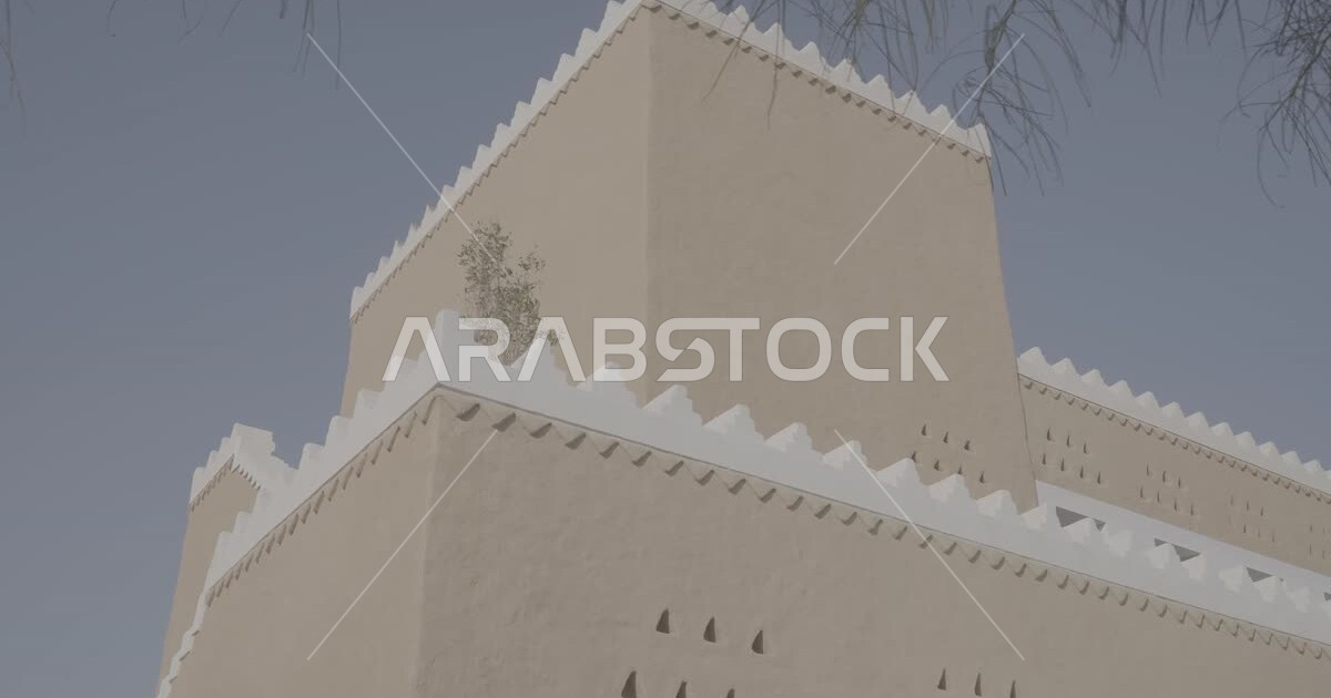 The ancient architectural engineering art of the walls of Salwa Palace ...