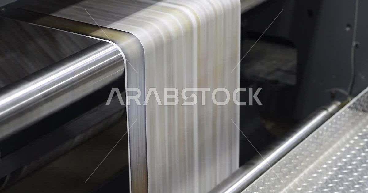 A machine for printing money and paper currency, minting money at the ...