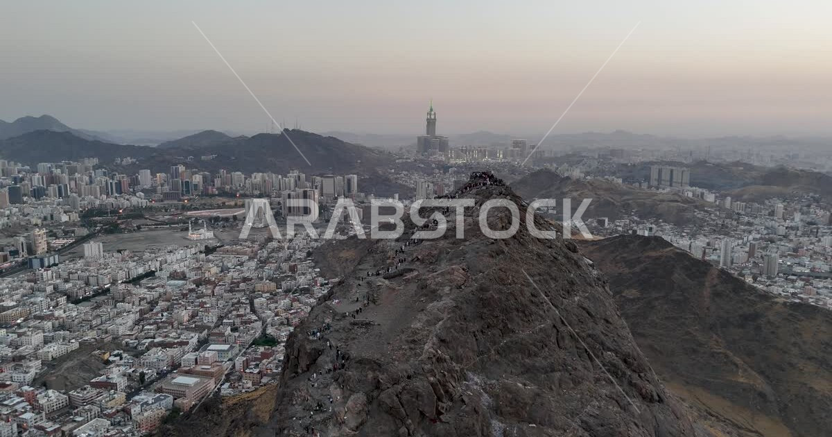 Natural rock formations, drone photography of the Mountain of Light in ...