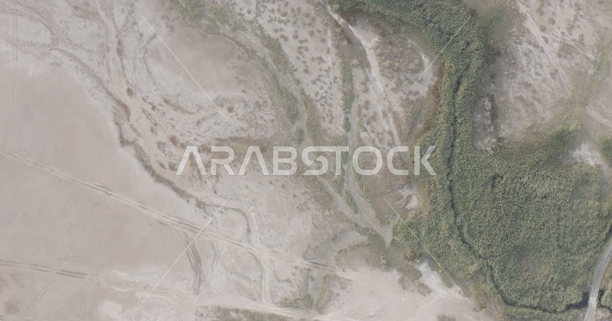 Tourist places and natural areas, aerial drone photography of Lake Al ...