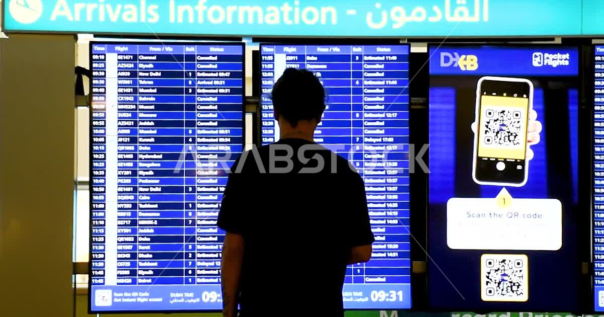 An indicative electronic screen for determining and knowing the timing ...