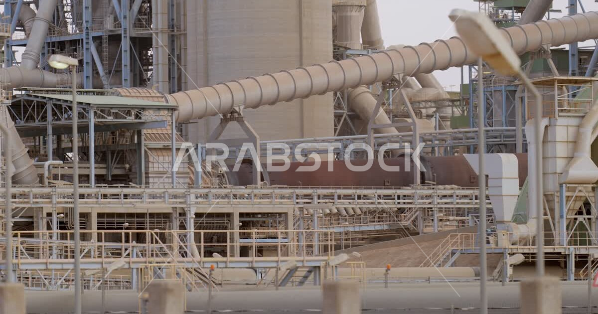 The national local cement industry in the Kingdom, aerial drone ...