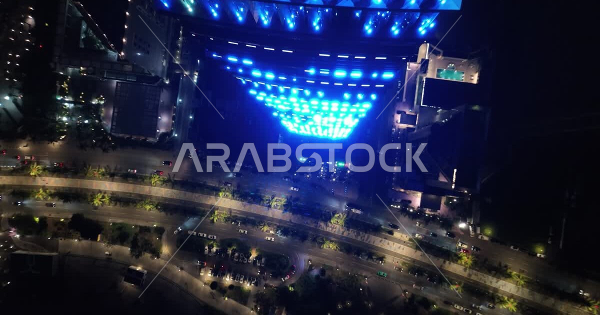 Architectural engineering art of the new Corniche Tower building on the ...