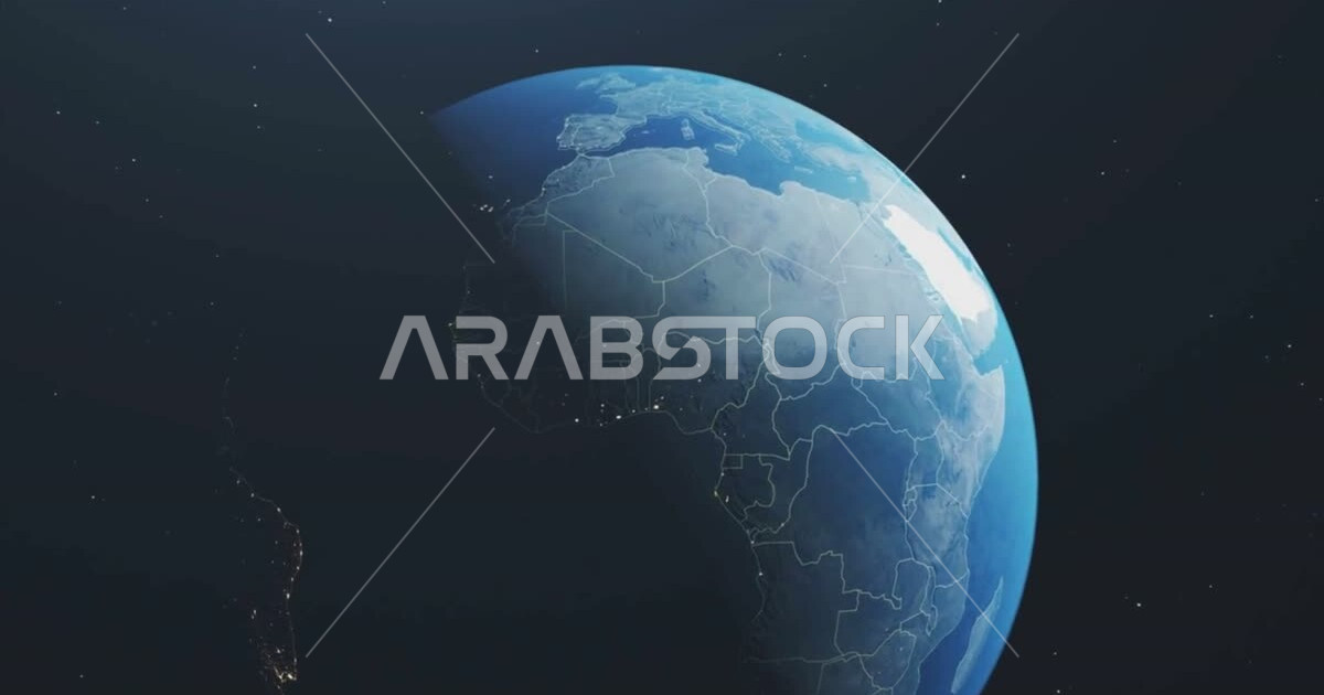 الحدود الجغرافية للبلاد على خريطة العالم, ظهور العلم على موقع المملكة ...