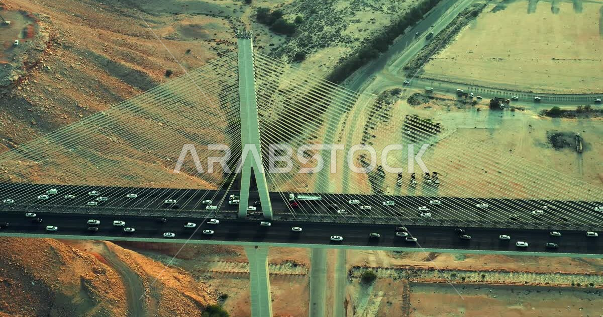 جسر وادي لبن، الفن الهندسي المعماري، حركة المرور والسيارات، معالم ...