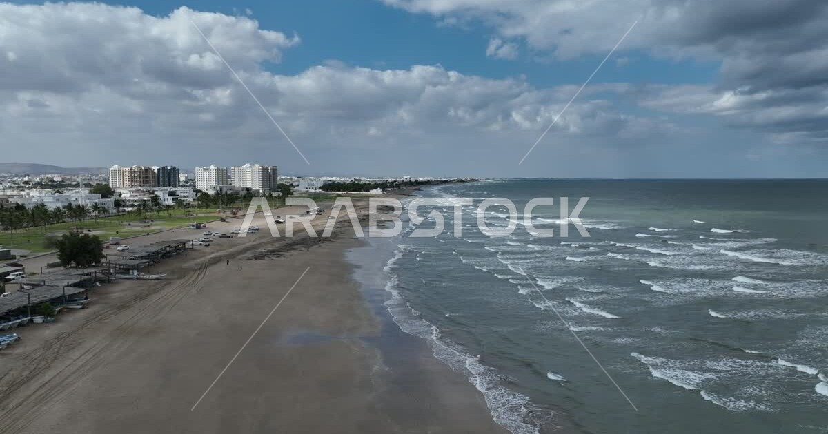 Waterfront in the Sultanate of Oman, landmarks and places of ...