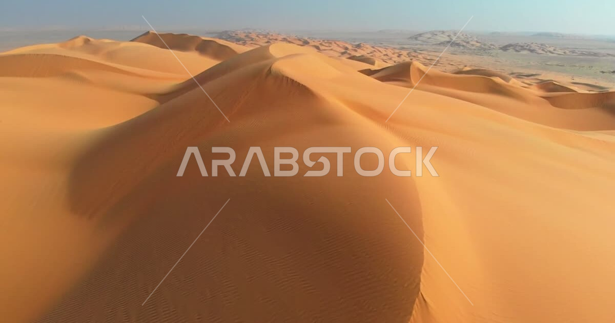 Badia regions and the desert natural environment, terrain, heights and ...