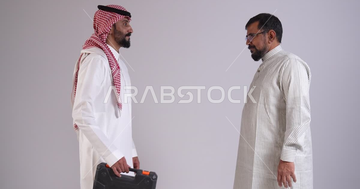 Maintenance tools and equipment, traditional Saudi crafts and works, a ...