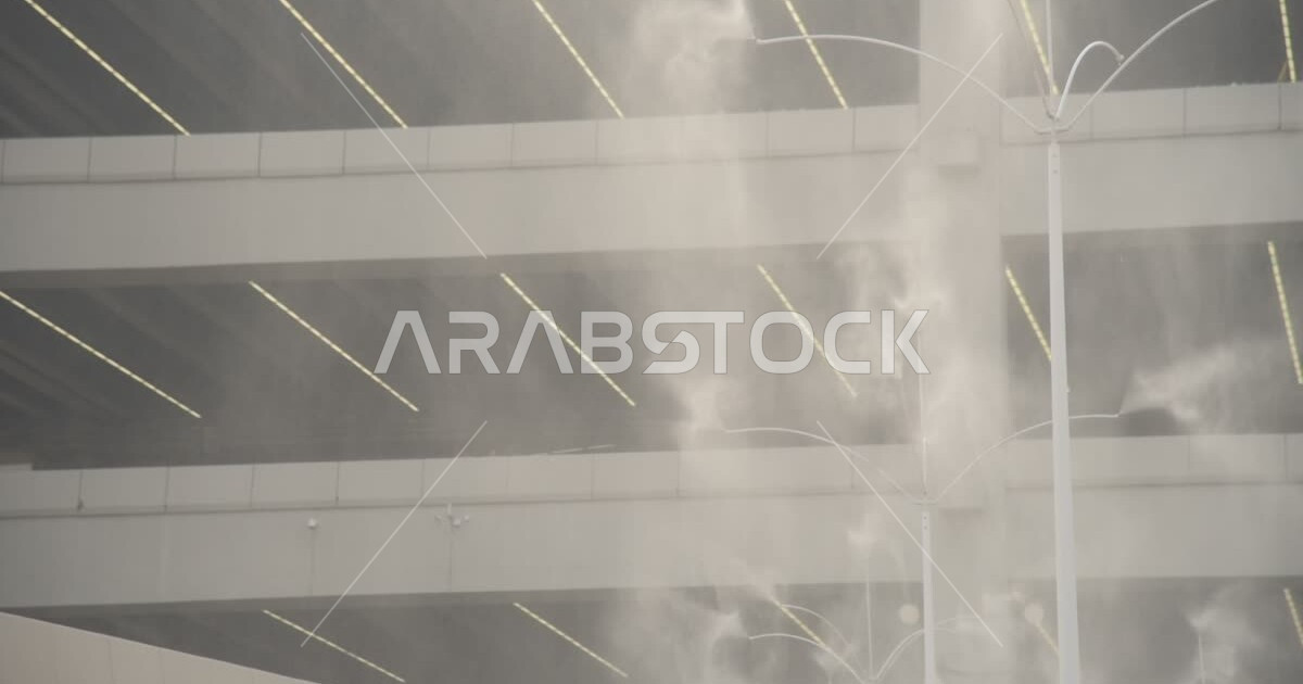 Cooling and humidifying the atmosphere for visitors and pilgrims during ...