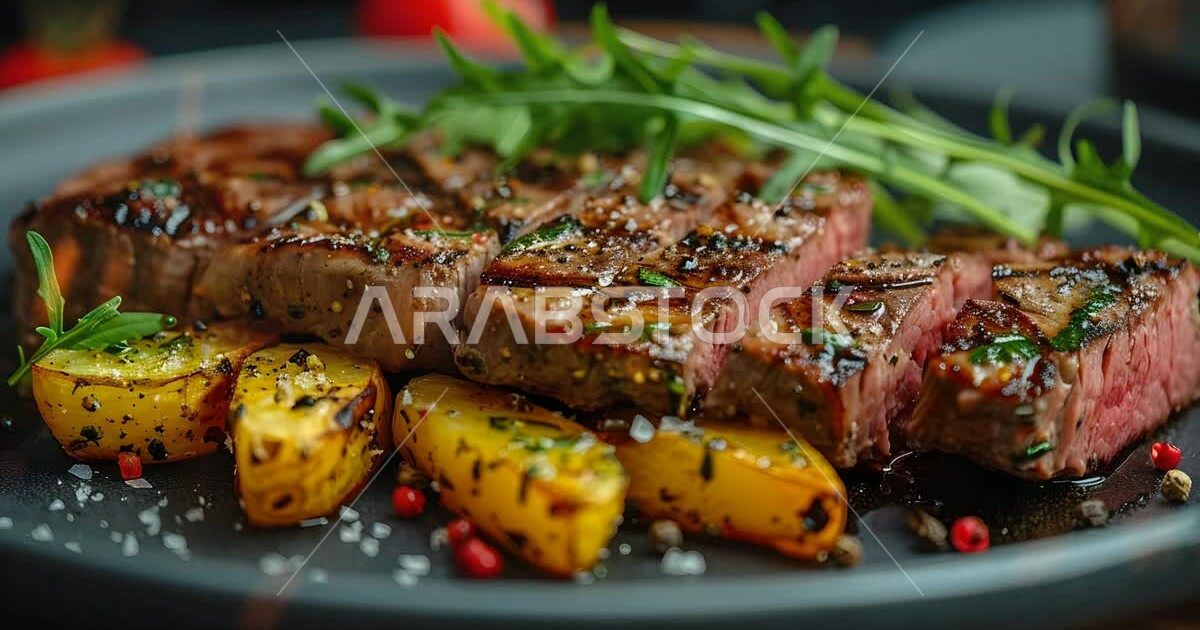 Fast food, food presentation arts in Saudi Arabia restaurants, cooked ...