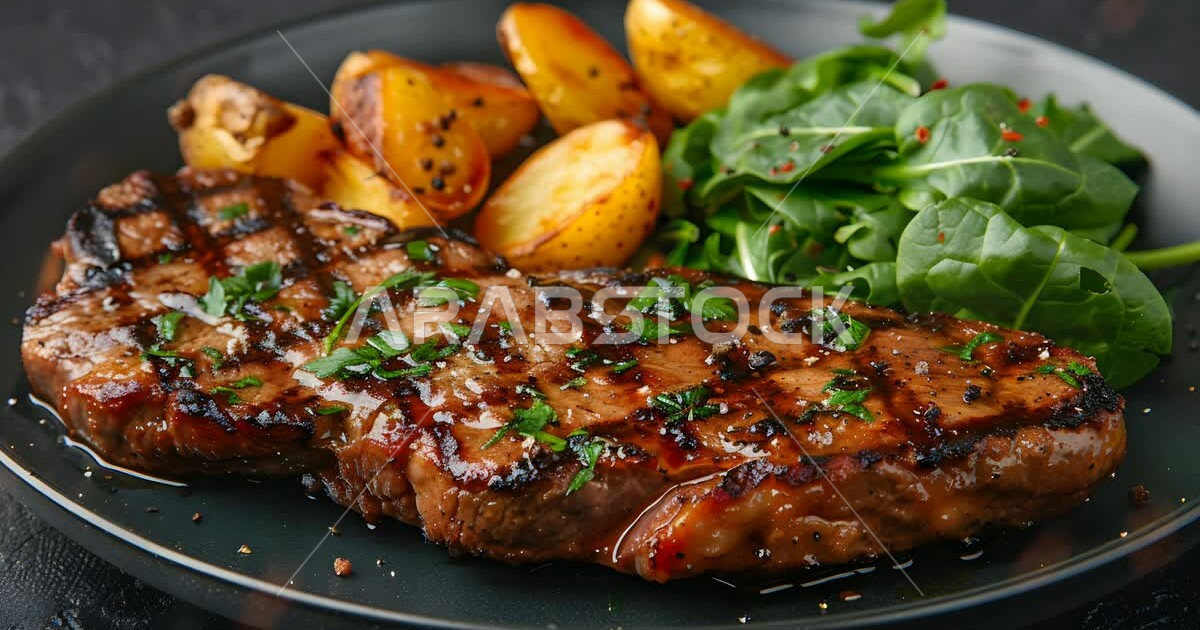 Food presentation arts in Saudi Arabia restaurants, cooked lamb, fast ...