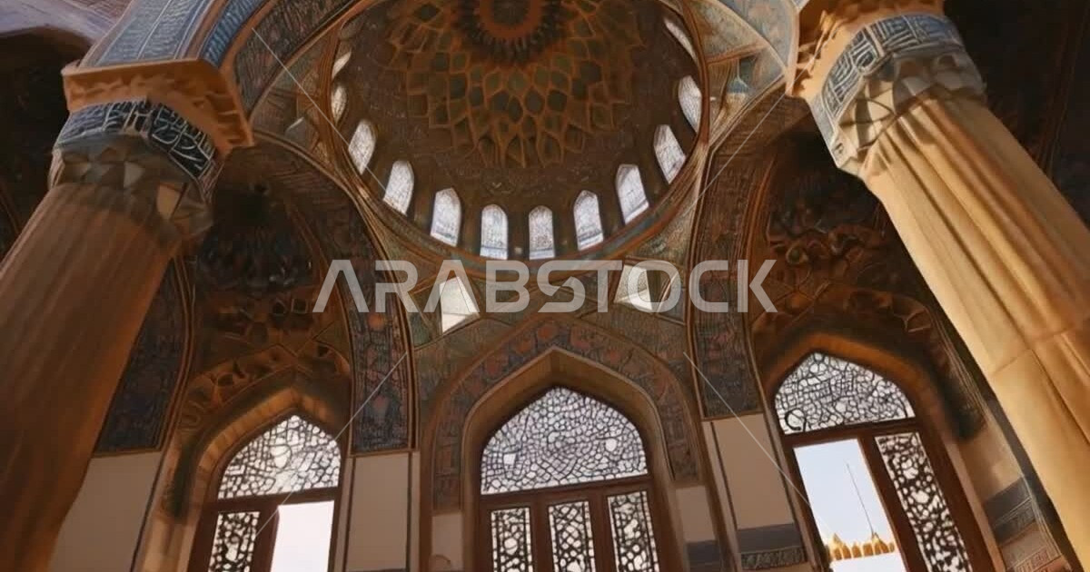 Inscriptions and decorations for columns and arches in the Islamic ...